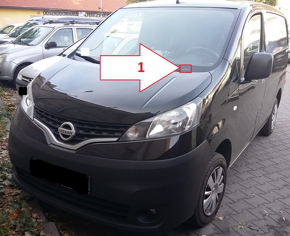Nissan NV200 (2014-2018) - Where is VIN Number | Find Chassis Number