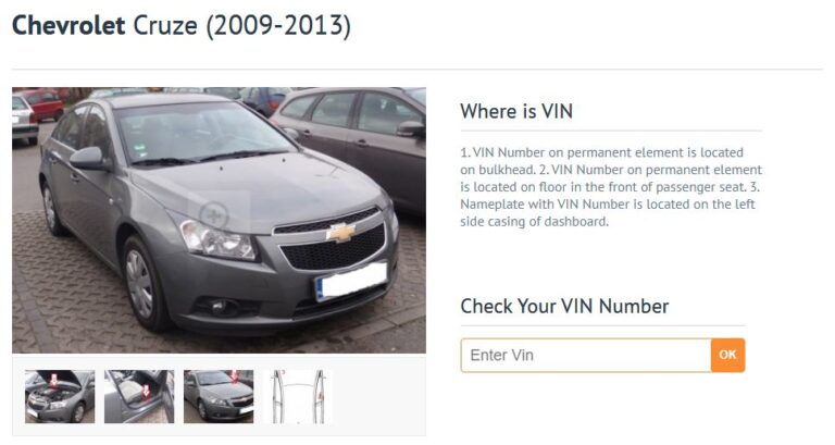Chevrolet - how to find, decode and check the VIN number? - Where is ...