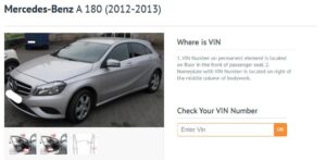 Mercedes - how to find, decode and check the VIN number? - Where is VIN ...