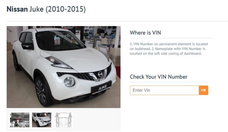 Nissan - how to find, decode and check the VIN number? - Where is VIN ...